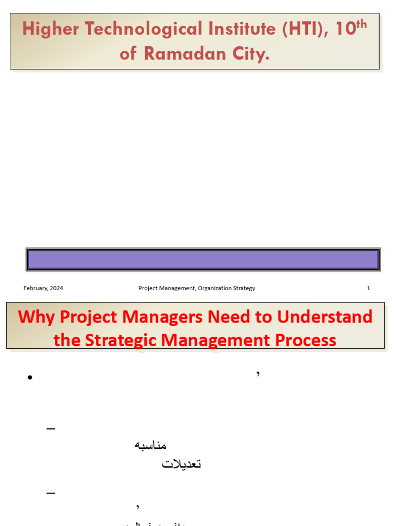 Project Management - Lecture 2 | PDF | Internal Rate Of Return | Project Management