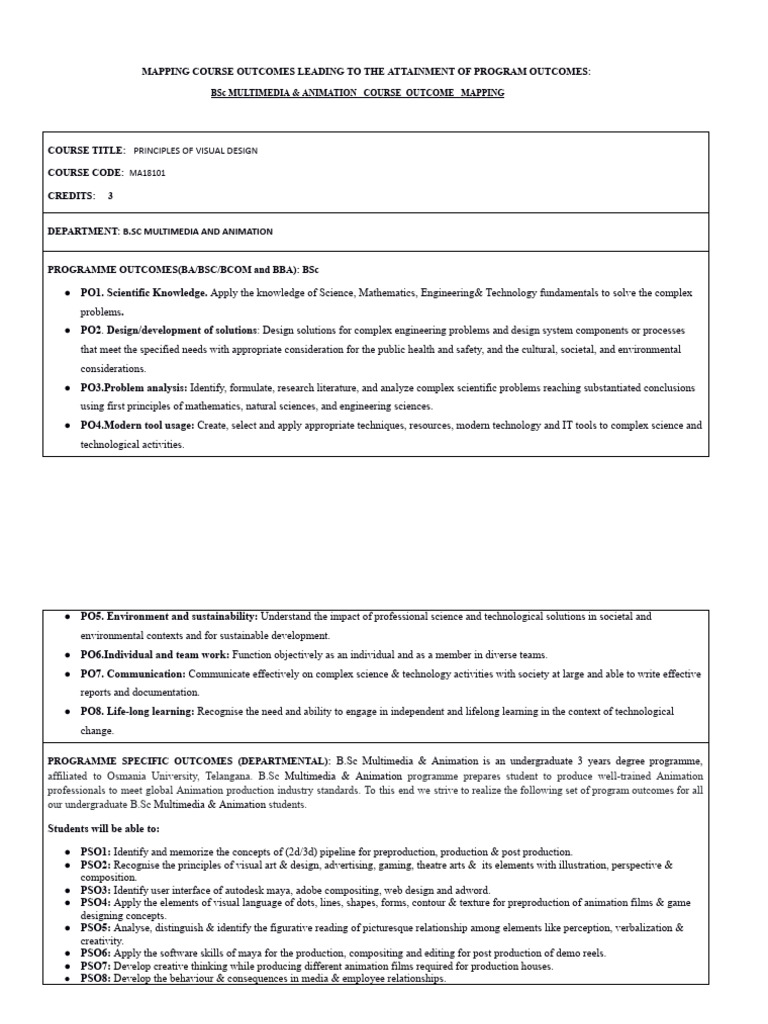 BSC Multimedia | PDF | Engineering | Science