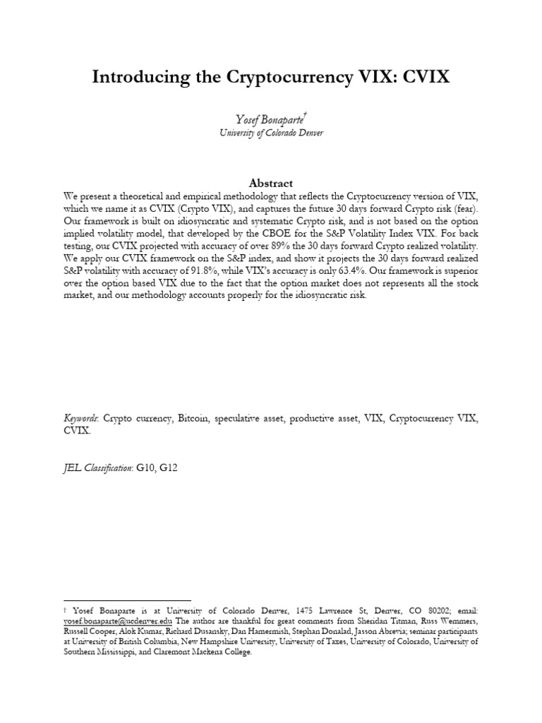 Arquivo 1 | PDF | Vix | Autoregressive Model