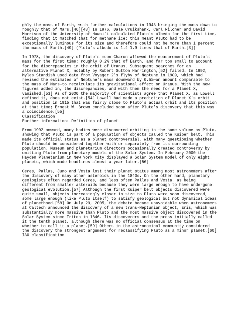 4 | PDF | Pluto | Planets