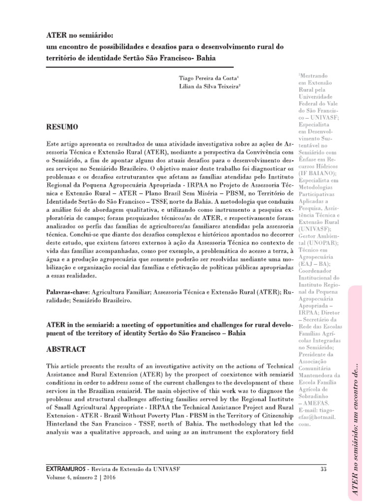 Ater No Semiárido | PDF