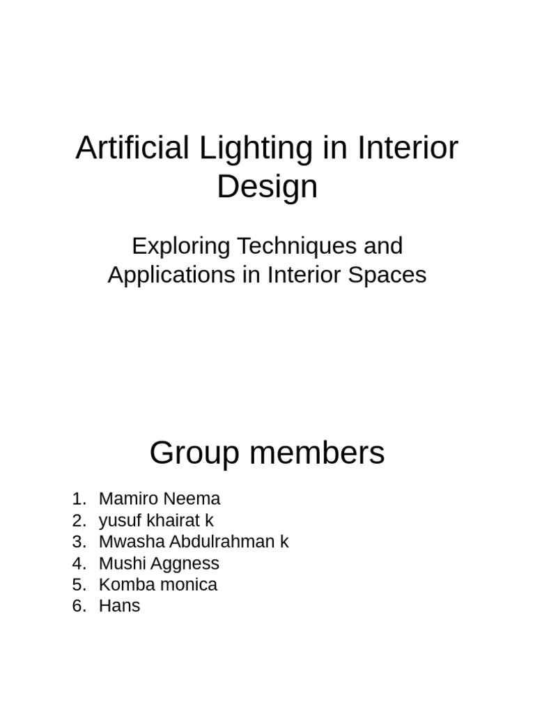 Artificial Lighting | PDF | Lighting | Incandescent Light Bulb Artificial Lighting | PDF | Lighting | Incandescent Light Bulb