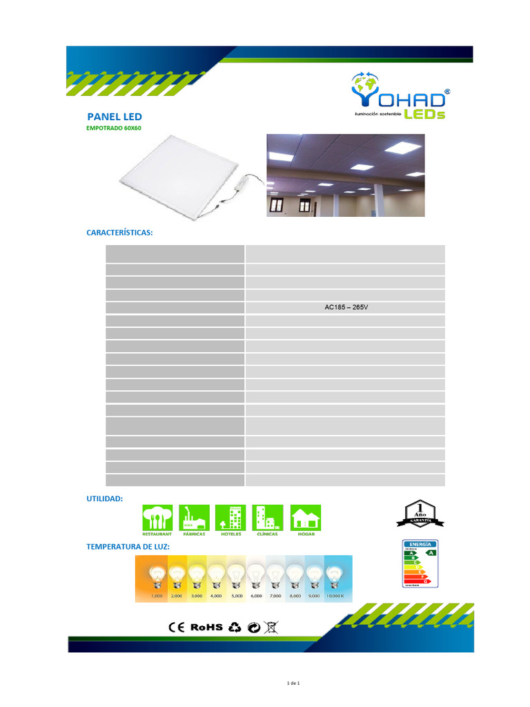 Item 2 - Panel Led Emp 60W | PDF