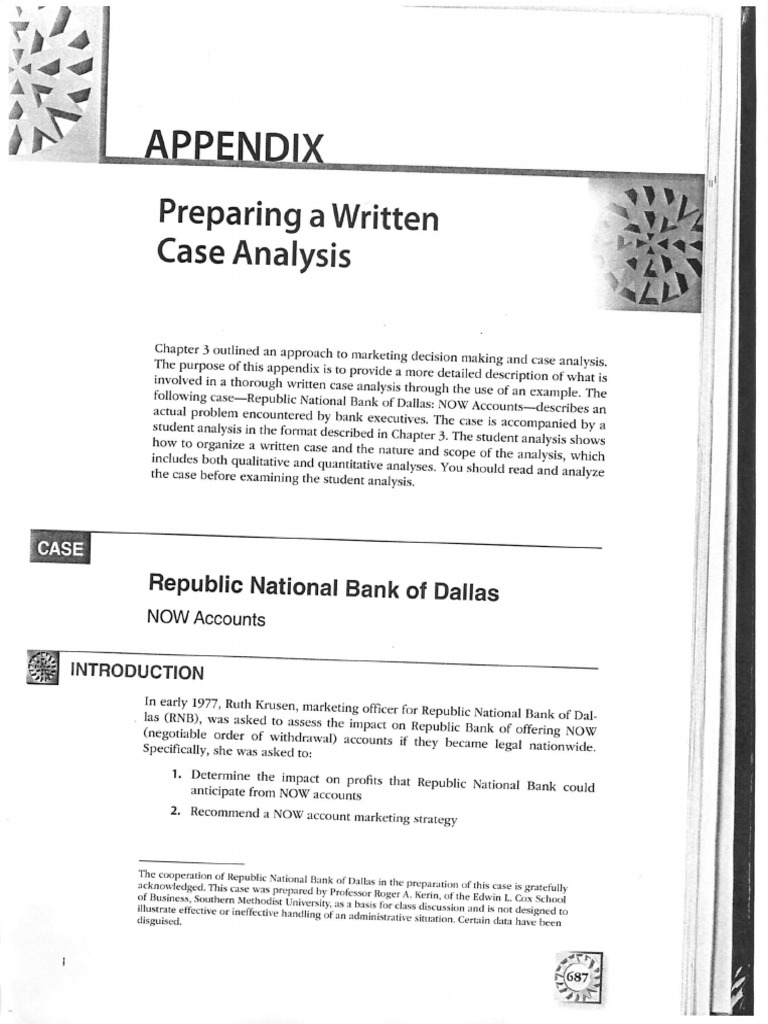 Written Case Analysis Sample | PDF
