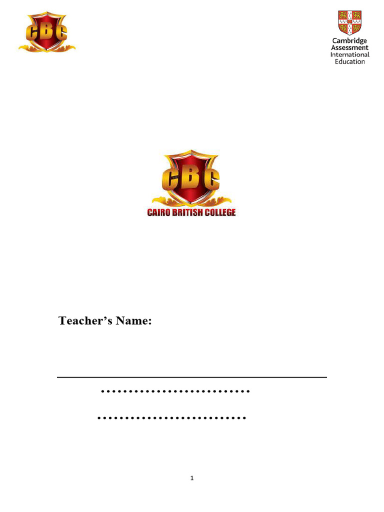 revision sheet year 5 | PDF