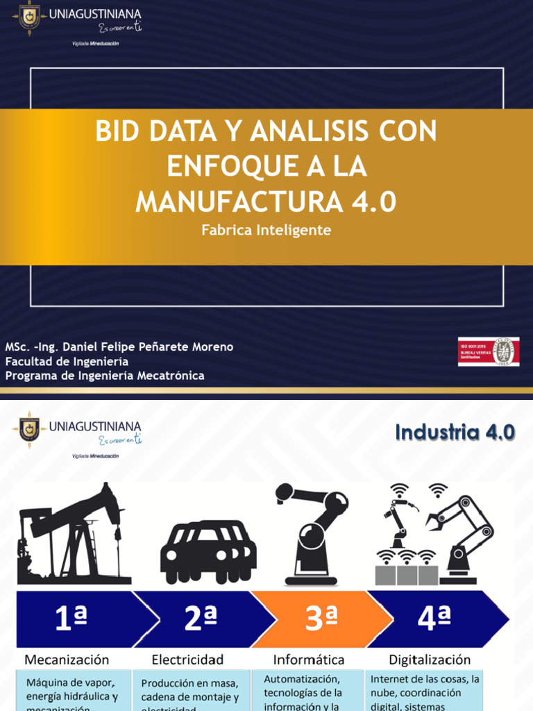 Bid Data y Analisis Con Enfoque A La Manufactura 4.0 | PDF | Big Data ...