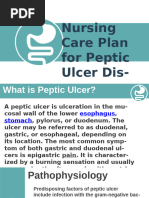 Nursing Care Plan For Peptic Ulcer NCP | PDF | Symptoms And Signs | Pain