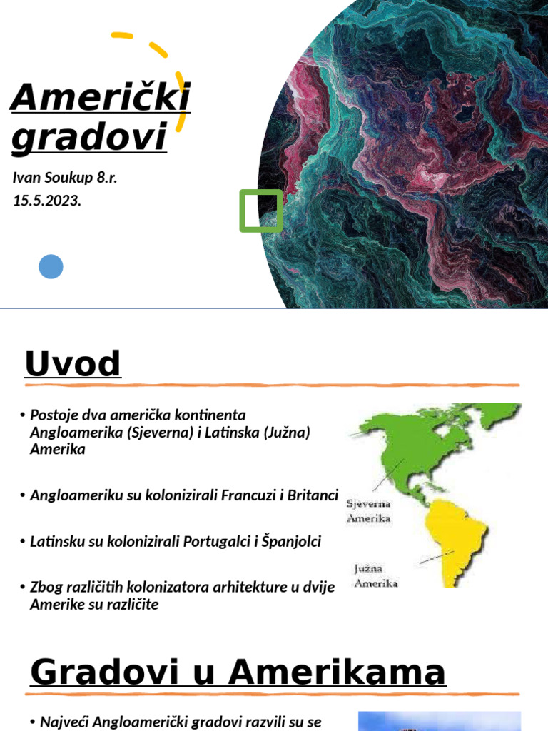 Američki Gradovi | PDF