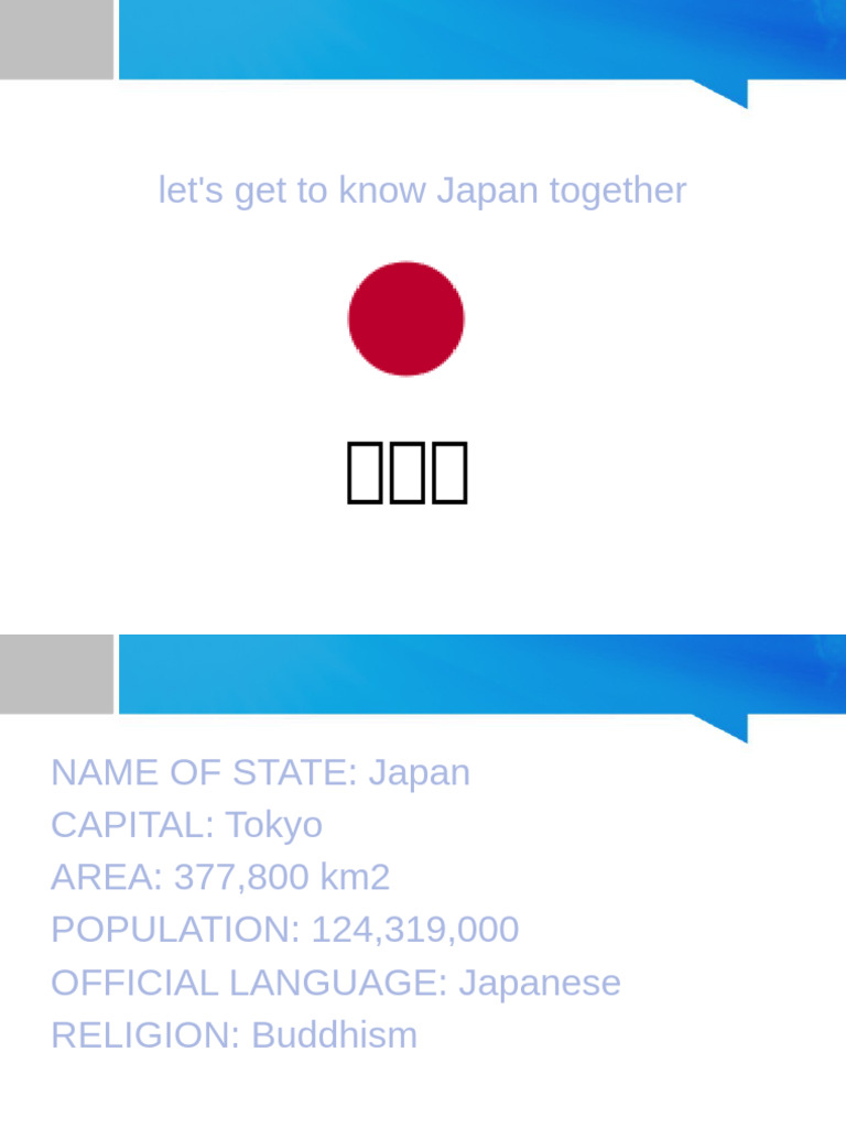 Introduction To Japan | PDF