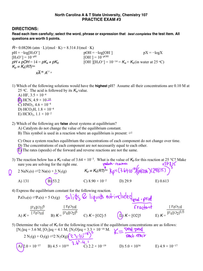 107 Practice Exam 3 | PDF