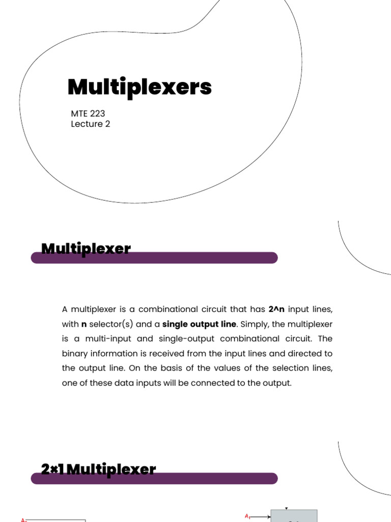 2 Mux | PDF
