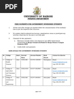 Uon Fee Structure | PDF | Banks | Fee