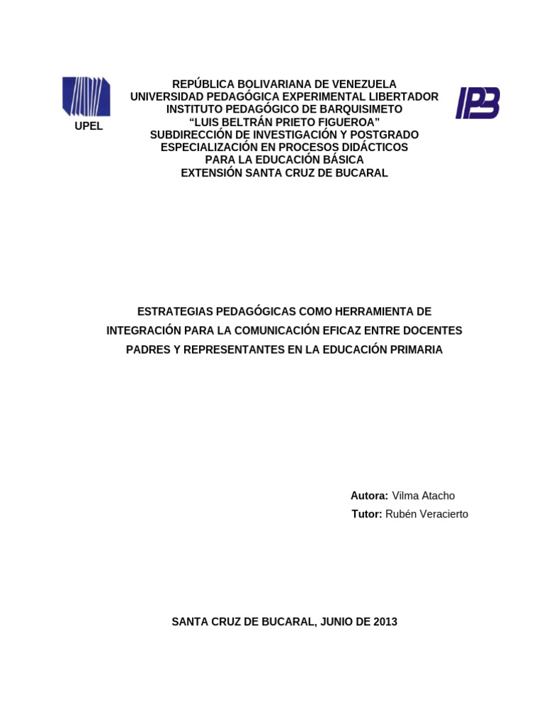 Comunicacion Eficaz Vilma Atacho Junio 2013 | PDF | Enseñando | Aprendizaje
