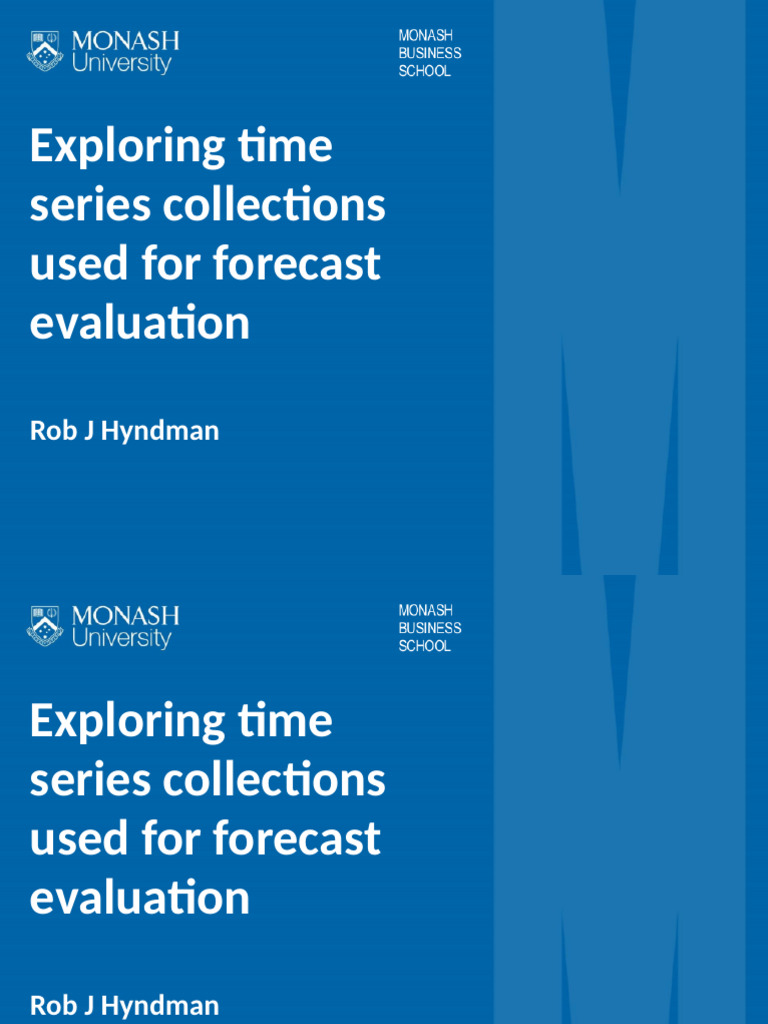Exploring Time Series Collections Used For Forecast Evaluation | PDF | Time Series | Spectral ...