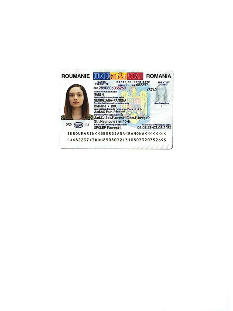 Buletin CI Marin Georgiana Ramona 2023 | PDF