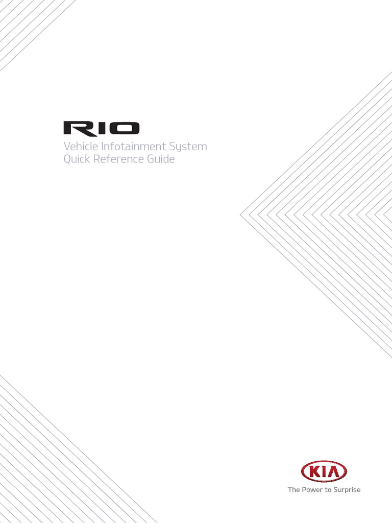 Kia Rio Manual Radio Media 2022 | PDF | Qr Code | Smartphone