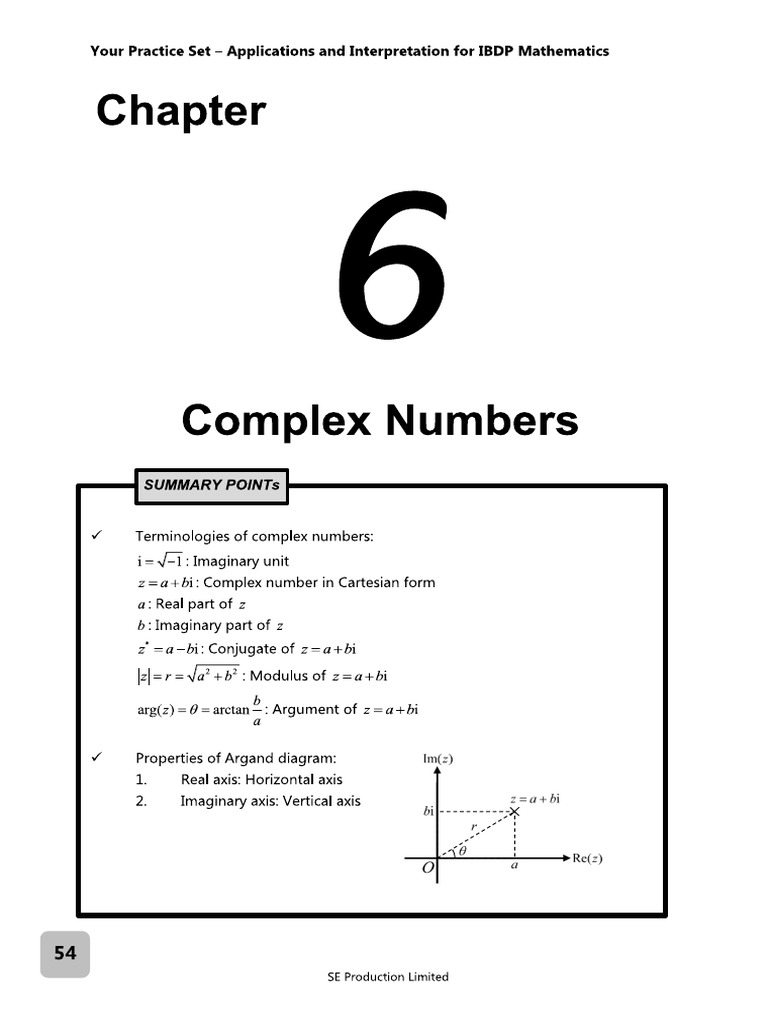 Revision Practice - Complex Number-1 | PDF