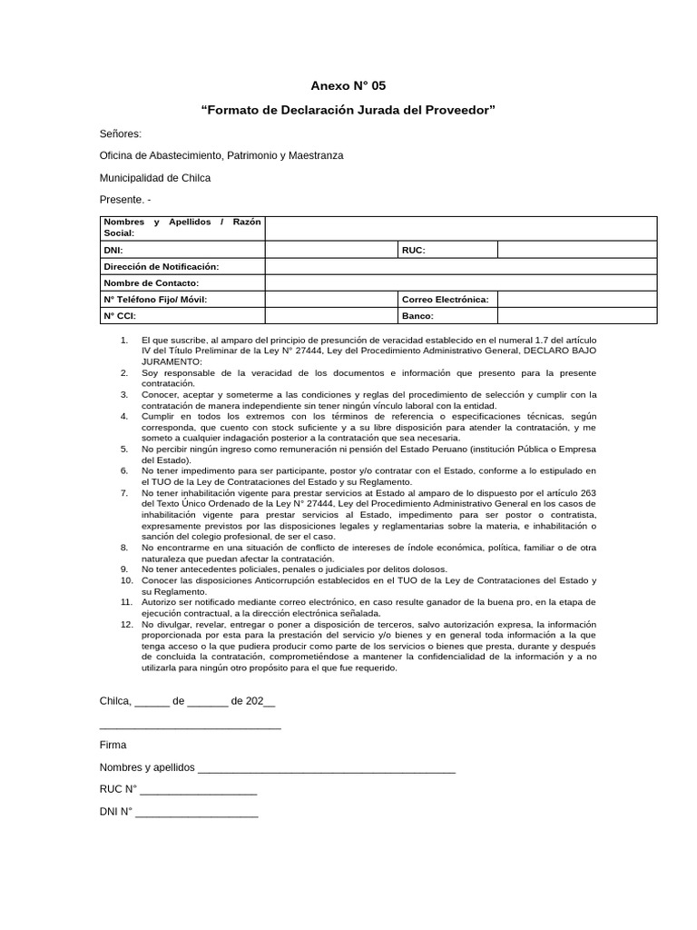 Formato Anexos Locadores | PDF | Bancos | Documento de identidad