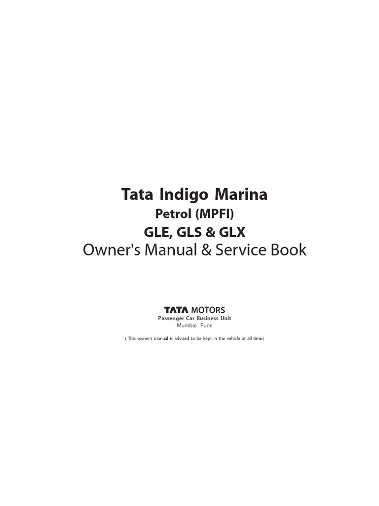 Tata Motors Indigo Marina Automobile 146 | PDF | Land Vehicles ...