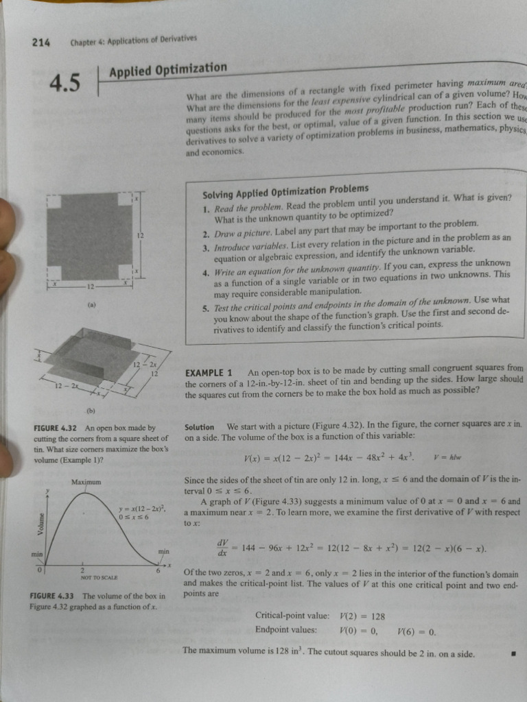 Thomas Calculus 4.5 | PDF