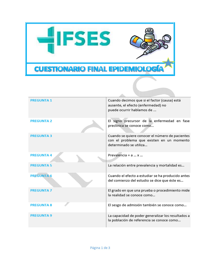 Glosario de Términos Epidemiológicos y Vacunación | PDF | Influenza | Vacunas