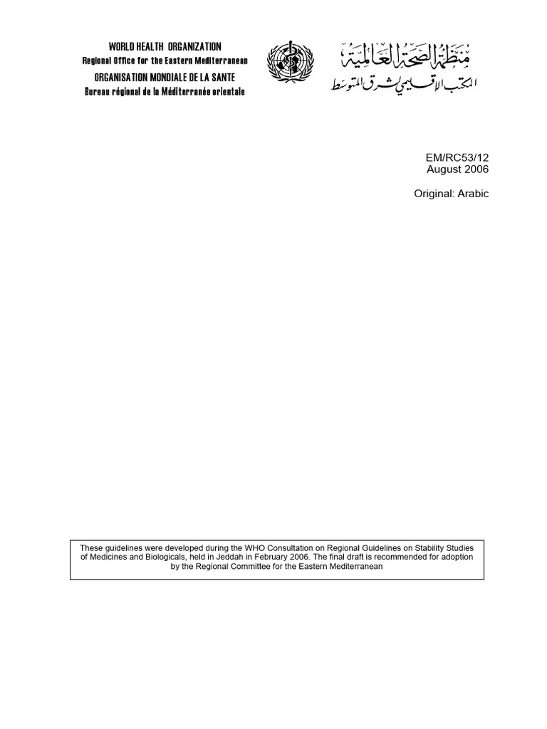 WHO Guidelines | PDF | Statistics | Regression Analysis