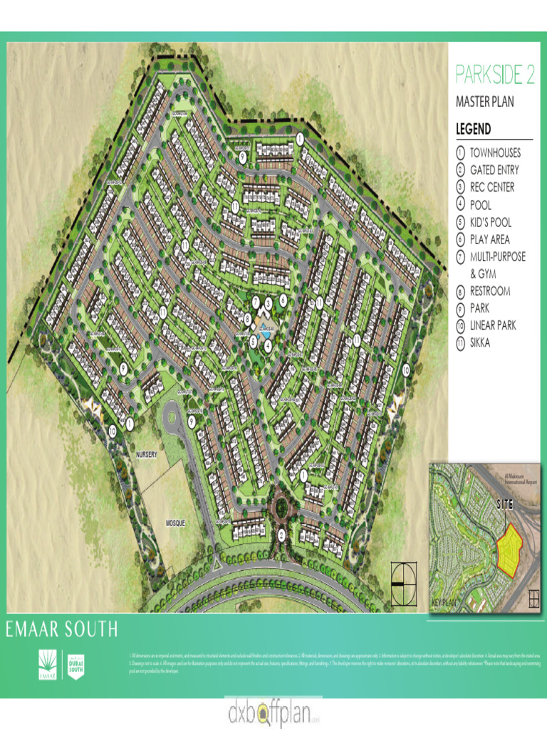 Emaar South Expo Golf Villas Master Plan | PDF