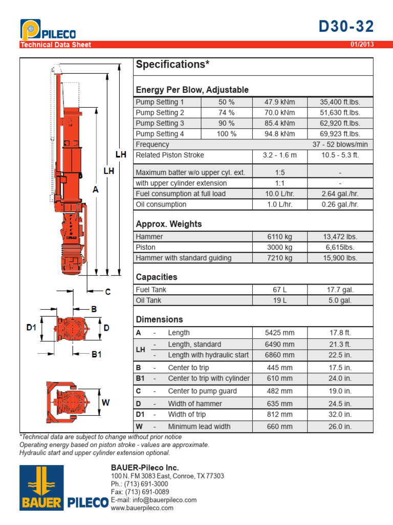 4.- D30-32-Data-Sheet | PDF | Internal Combustion Engine | Engines