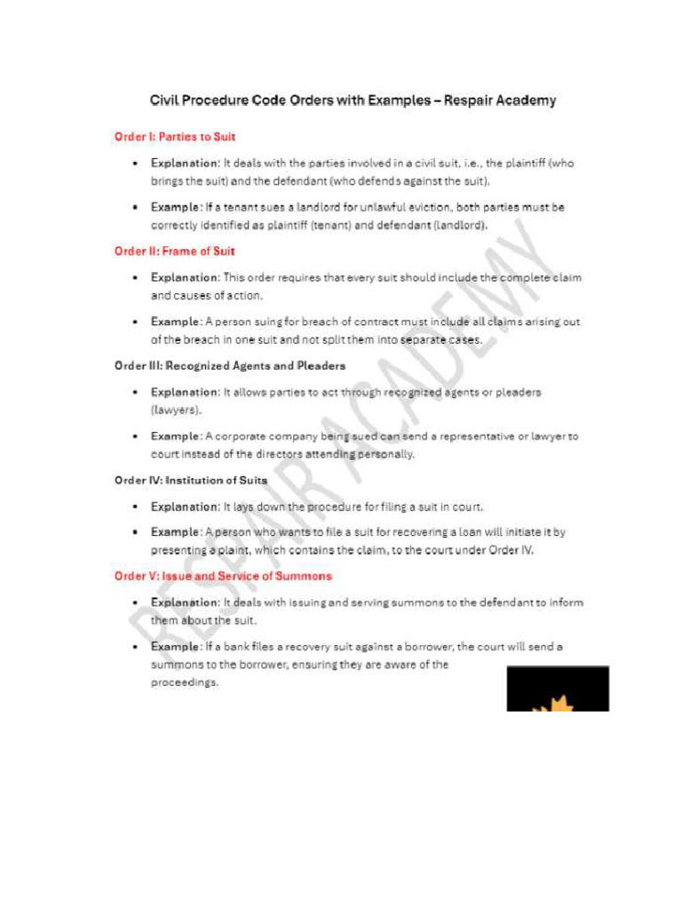 Order Examples | PDF