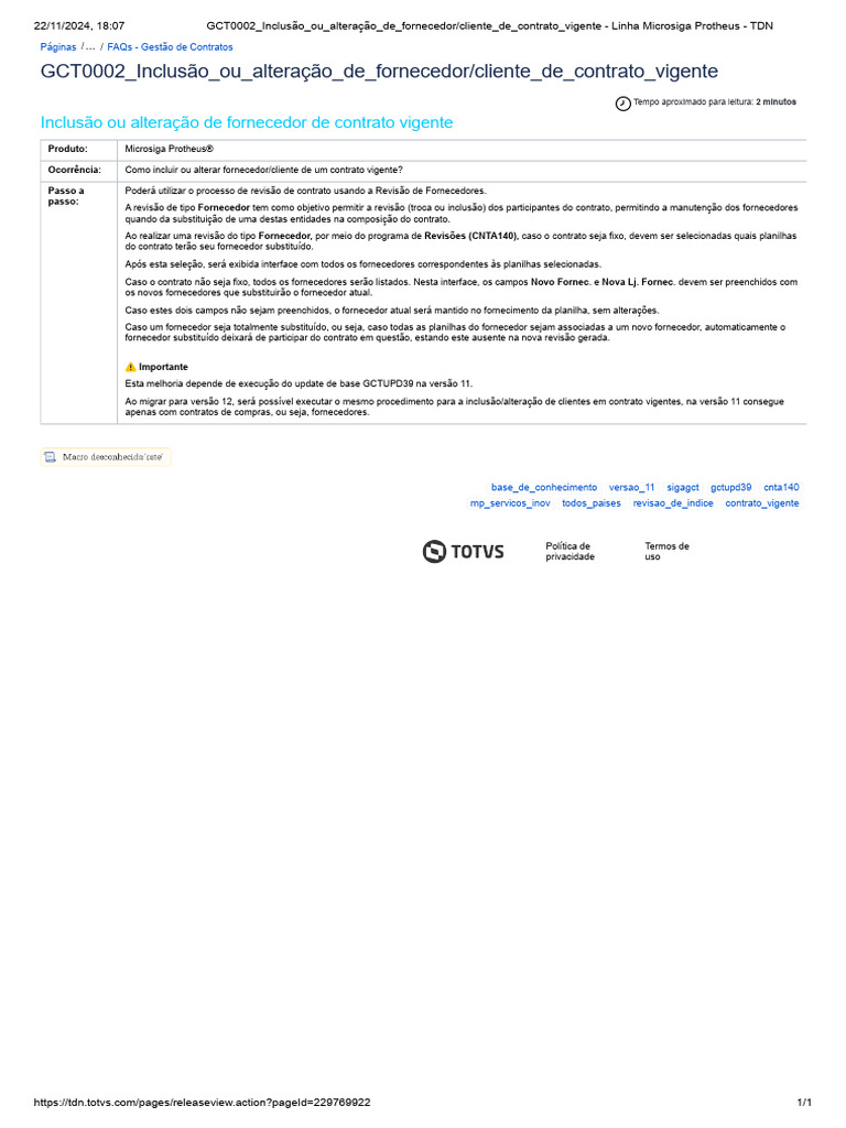 GCT0002 - Inclusão - Ou - Alteração - de - Fornecedor - Cliente - de ...