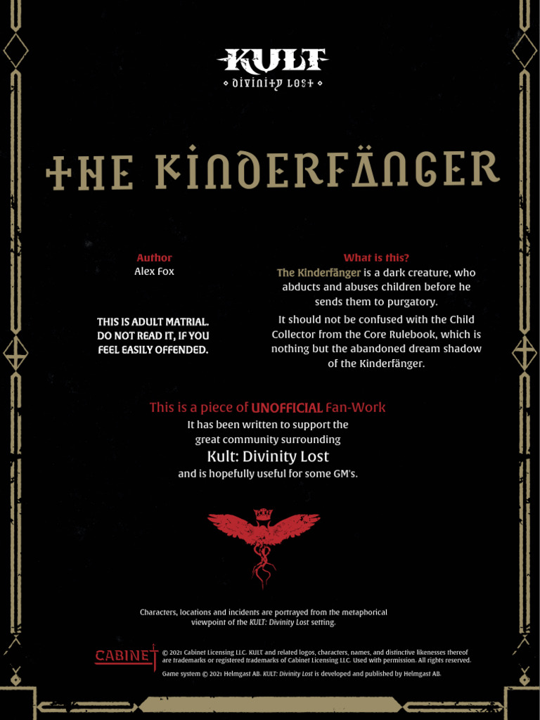 The Kinderfanger | PDF | Brothers Grimm