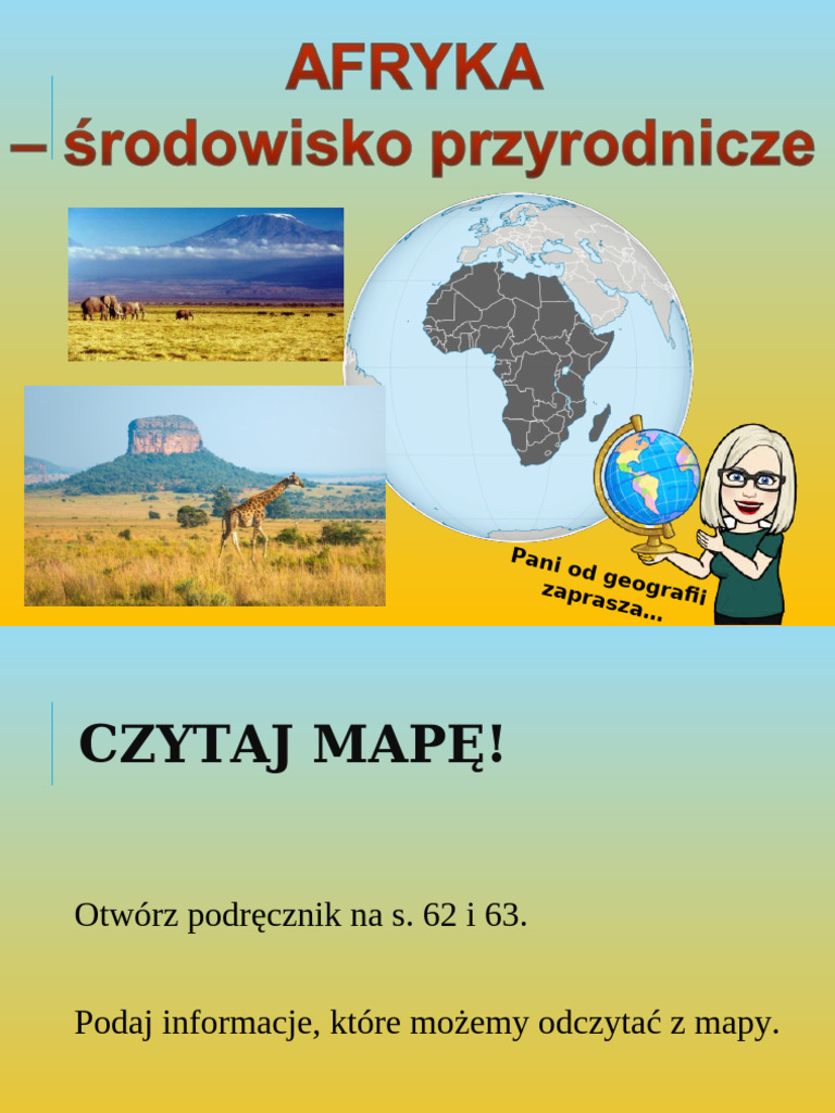 Afryka Srodowisko Przyrodnicze | PDF