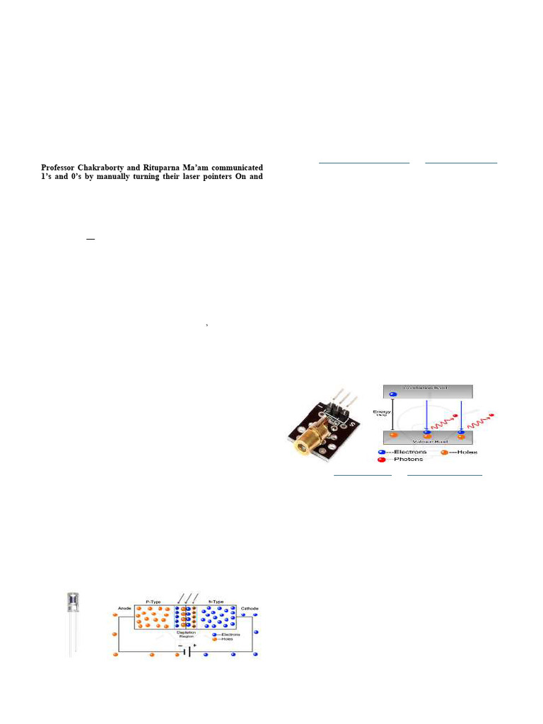 ES 116 - Final Project Submission | PDF | Laser Diode | Laser