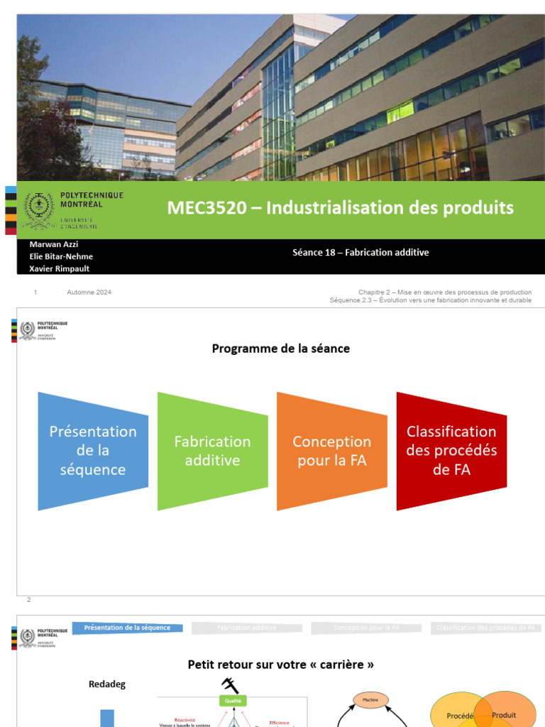 Fabrication Additive: Vers l'Innovation Durable | PDF | Impression 3D ...