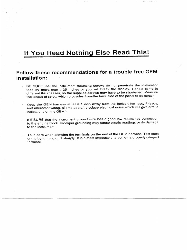 Insight GEM Install | PDF