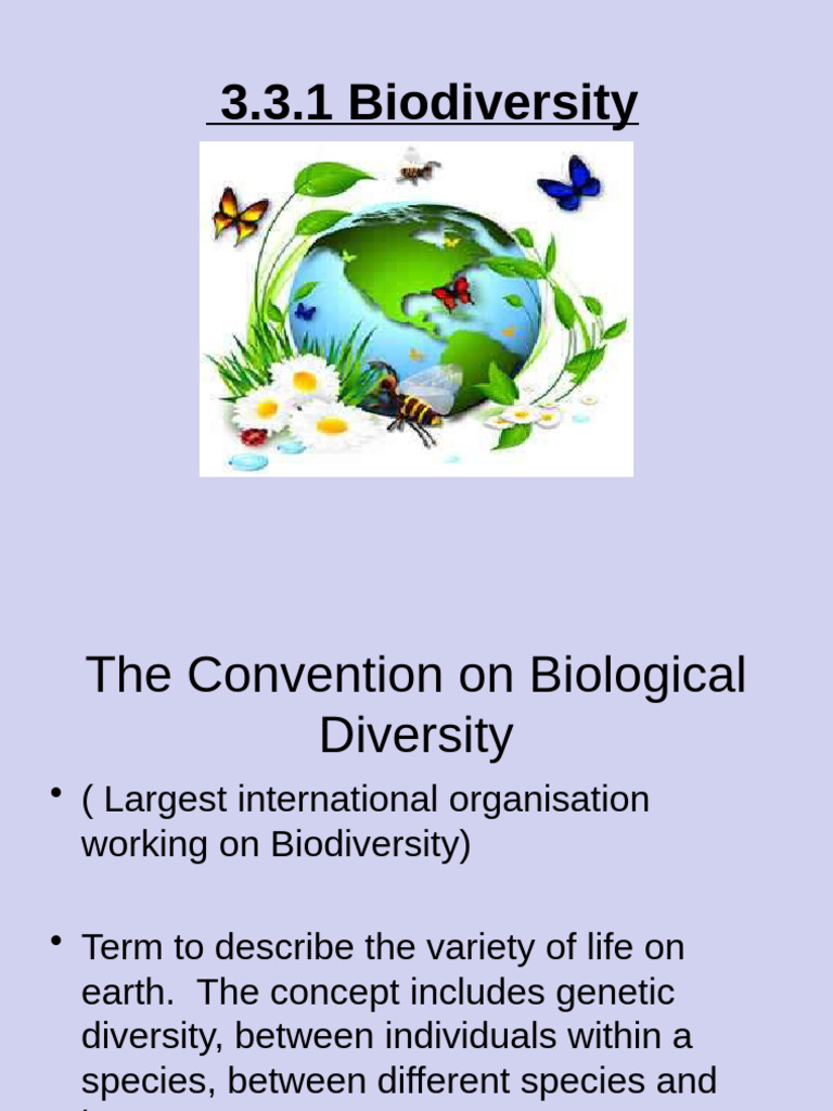 Biodiversity Concepts and Measurement | PDF | Biodiversity | Habitat