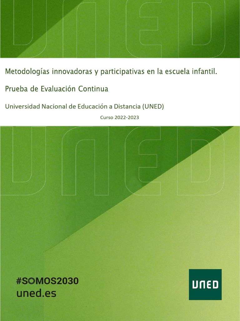 Pec 2 Metodologías | PDF | Aprendizaje | Enseñando