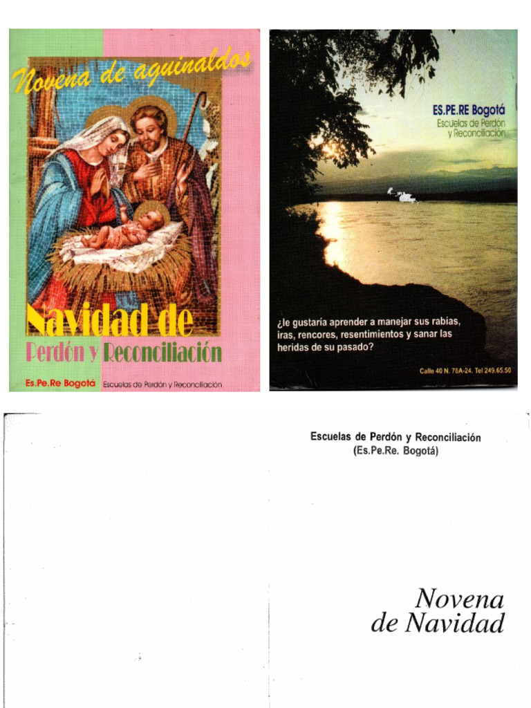 Novena de Aguinaldos Navidad de Perdon y Reconciliacion | PDF