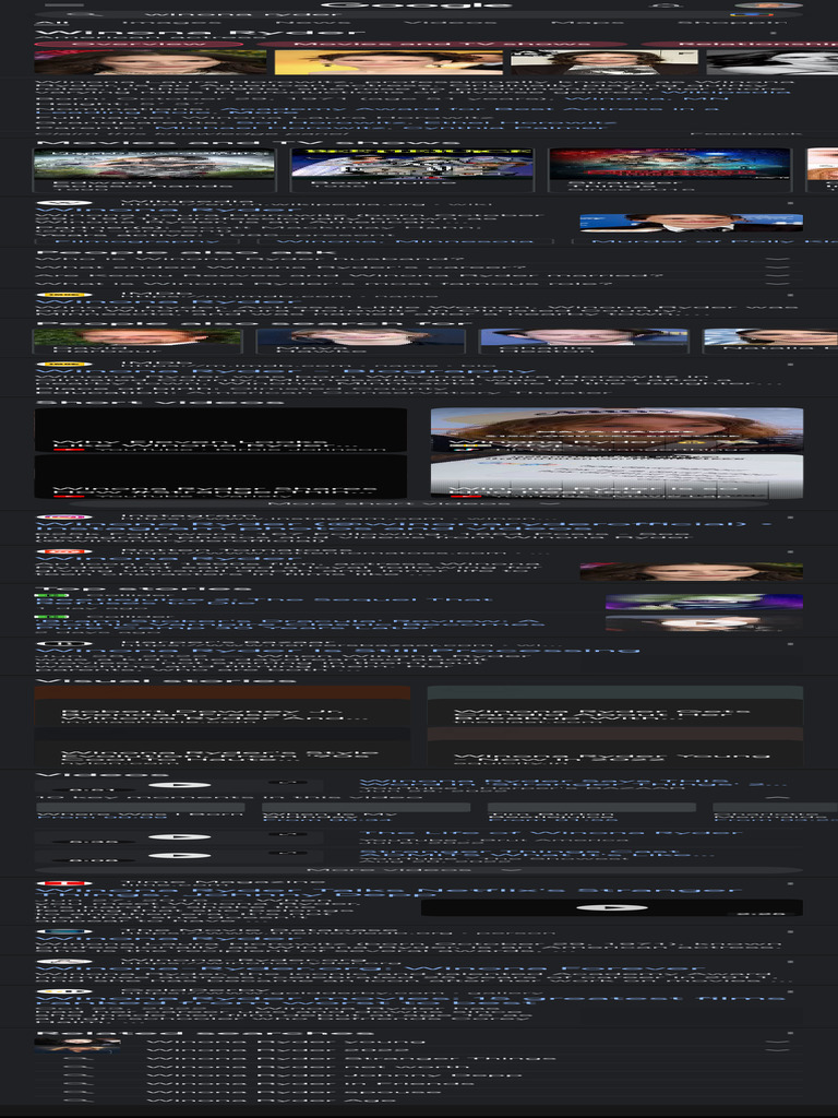 Winona Ryder - Google Search | PDF