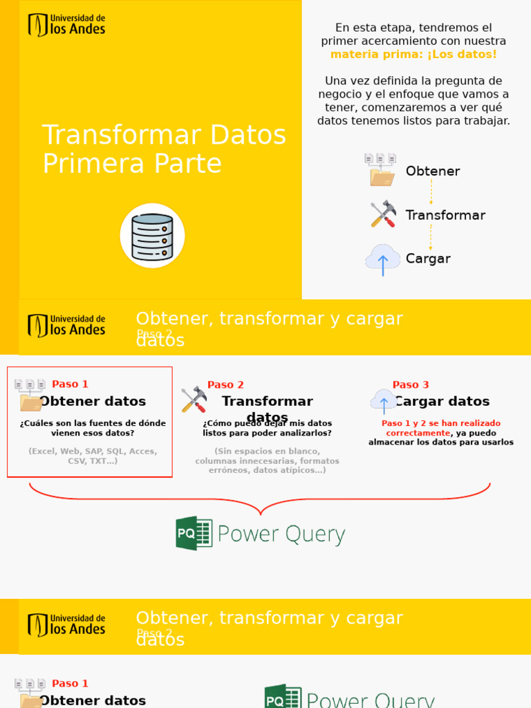 Transformación de Datos en Power Query | PDF | Informática