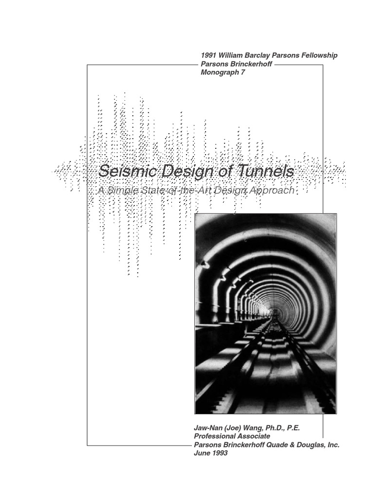 Seismic Design of Tunnels | PDF | Seismology | Earthquakes