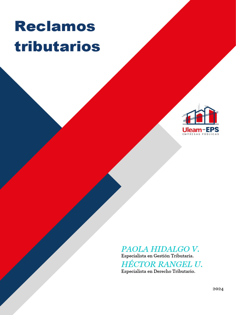 Guia Reclamo Tributario | PDF | Pagos | Estatuto de limitaciones