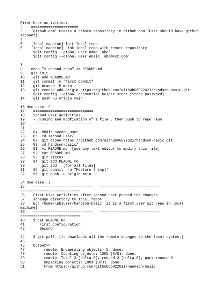 Git Command 2 | PDF | System Software | Utility Software Git Command 2 | PDF | System Software | Utility Software