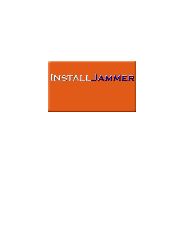 InstallJammer 1.2 User Guide | PDF | License | Command Line Interface