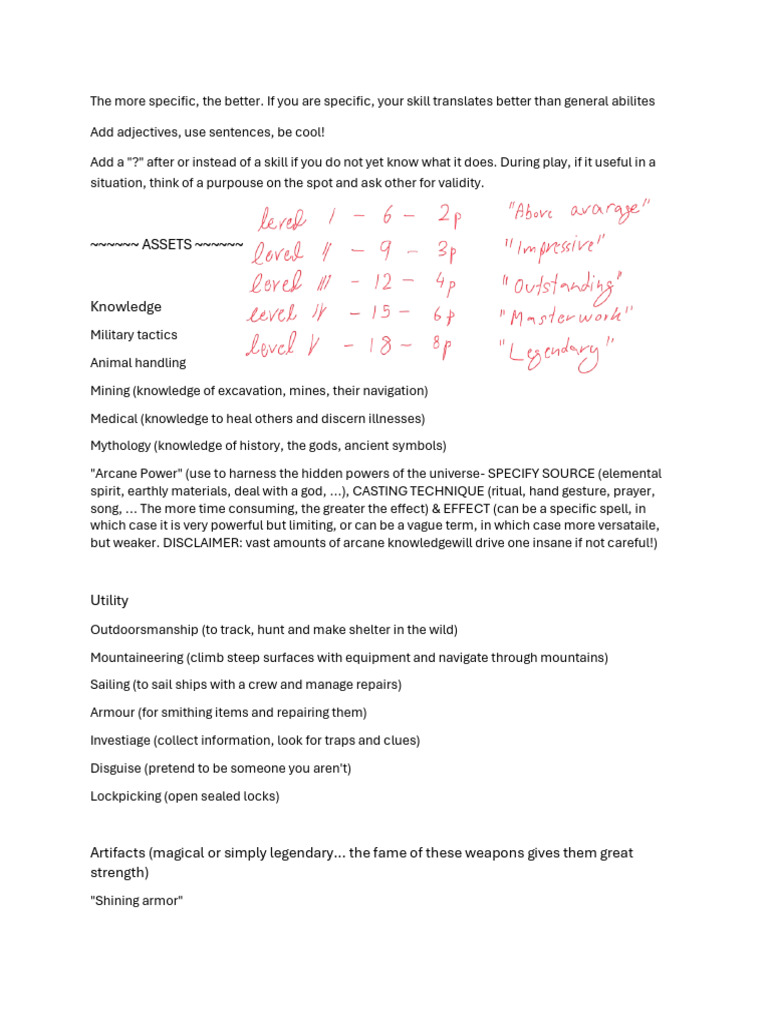 Flaws and Assets | PDF