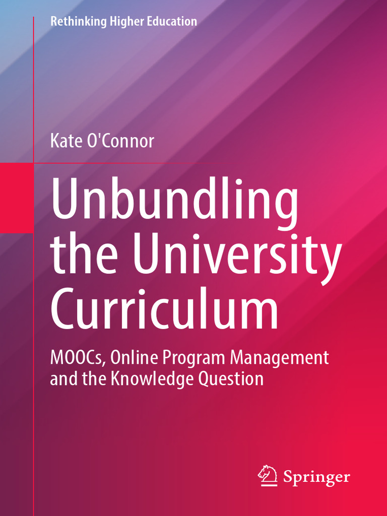 University Curriculum - MOOCs, Online Program Management and The ...
