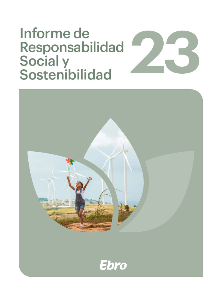 Informe de Responsabilidad Social y Sostenibilidad 2023 | PDF | Responsabilidad social ...