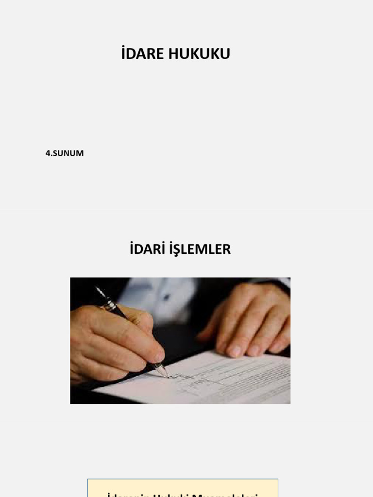 İdare Hukuku-4 | PDF