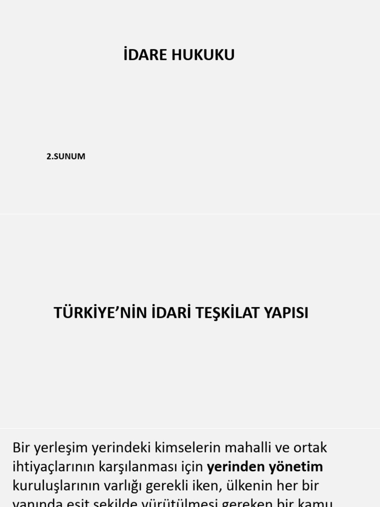 İdare Hukuku-2 | PDF