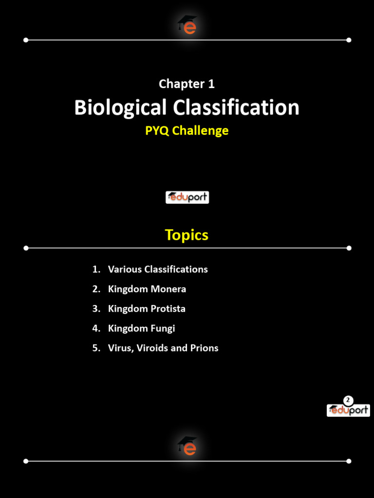 +1 Botany Chapter 1 PYQ Challenge | PDF | Fungus | Eukaryotes